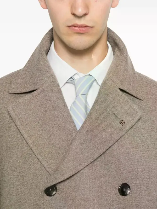 Tagliatore Double-breasted Peak Lapel Coat