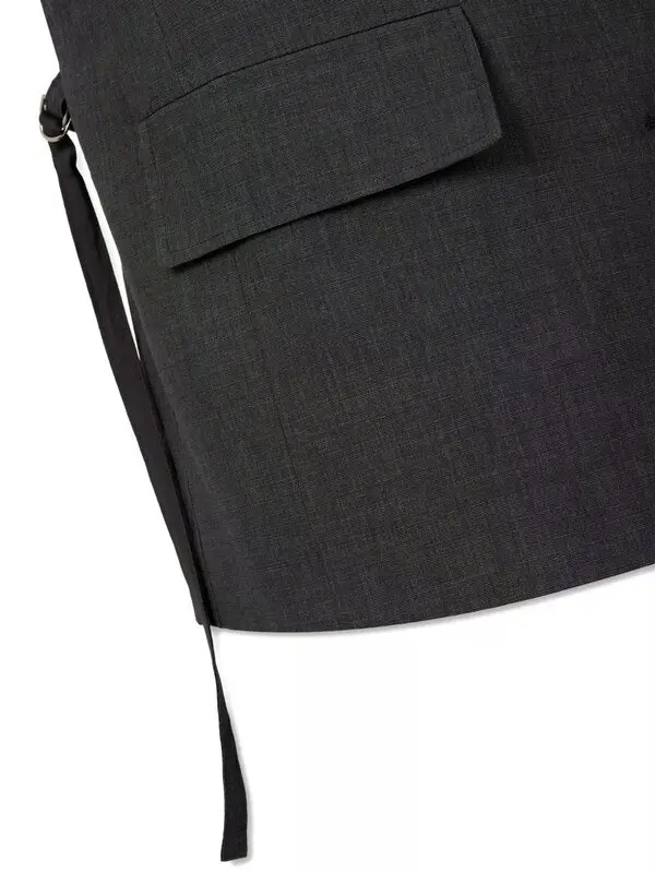STUDIO TOMBOY Notched-lapel Linen Blazer
