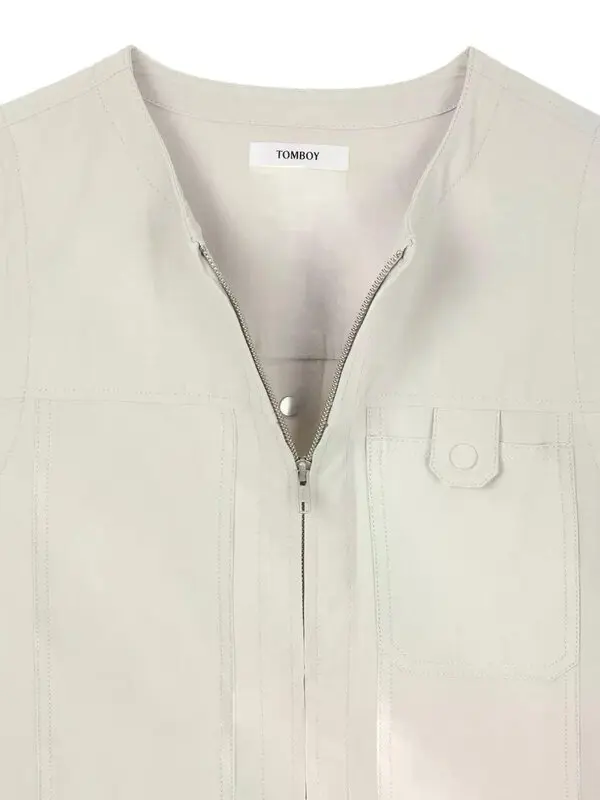STUDIO TOMBOY Zip-up Cargo Pocket Dress
