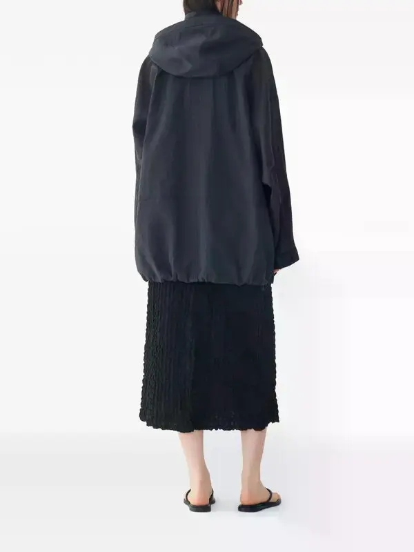 STUDIO TOMBOY Charcoal Grey Hooded Zip-up Jacket