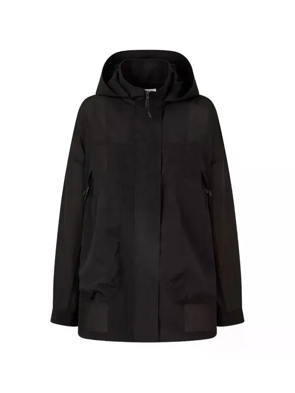 STUDIO TOMBOY Dark Drawstring Hooded Zip-up Jacket