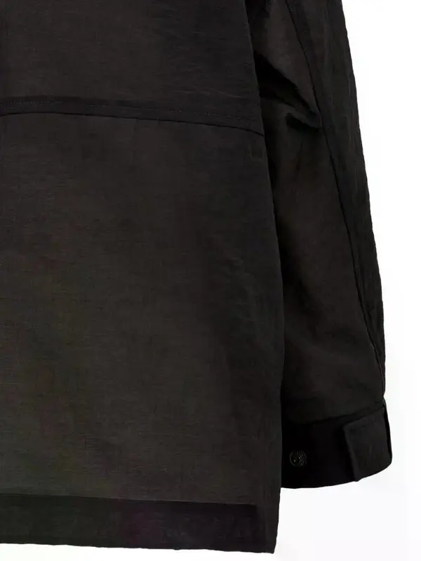 STUDIO TOMBOY Dark Drawstring Hooded Zip-up Jacket