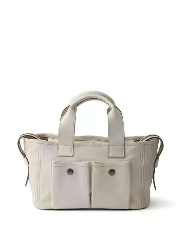 Prada Route Medium Leather Tote Bag