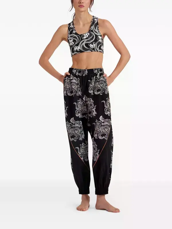 La DoubleJ Court Pants In Printed Nylon