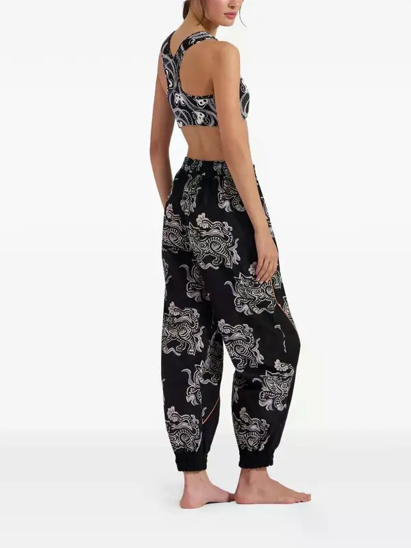 La DoubleJ Court Pants In Printed Nylon