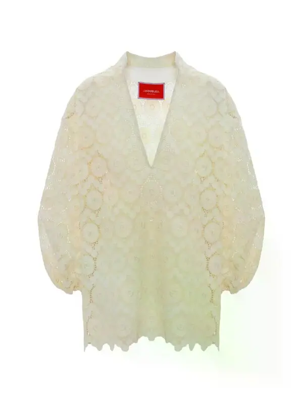 La DoubleJ Jackie Macramé Top