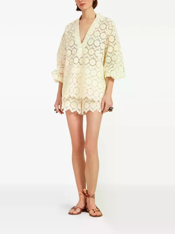 La DoubleJ Jackie Macramé Top