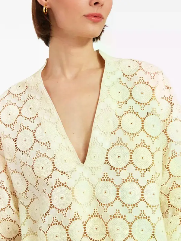 La DoubleJ Jackie Macramé Top