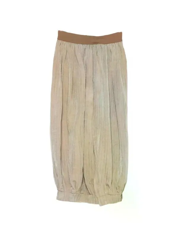 UMA WANG Gwen Balloon-hem Maxi Skirt - Brown