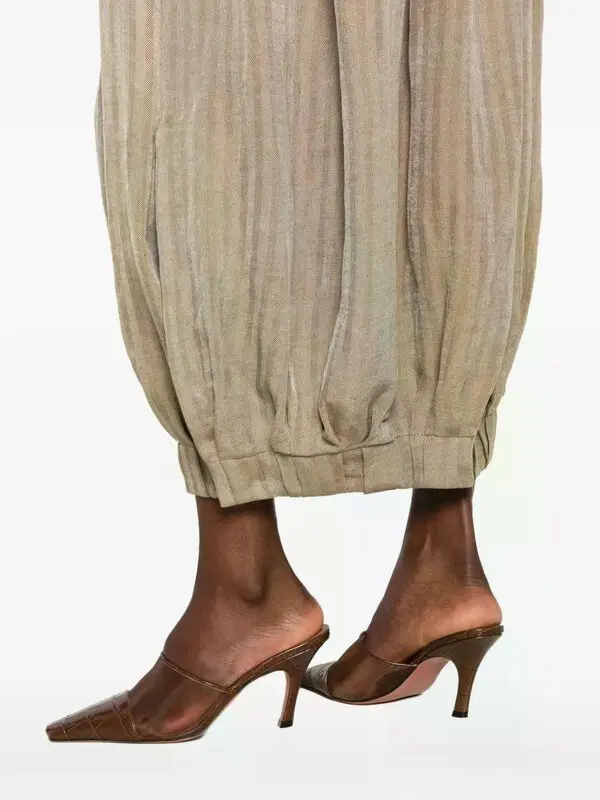 UMA WANG Gwen Balloon-hem Maxi Skirt - Brown
