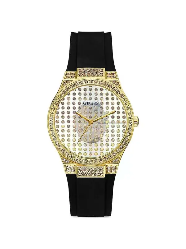 Guess Crystal-embellished Watch - Silver