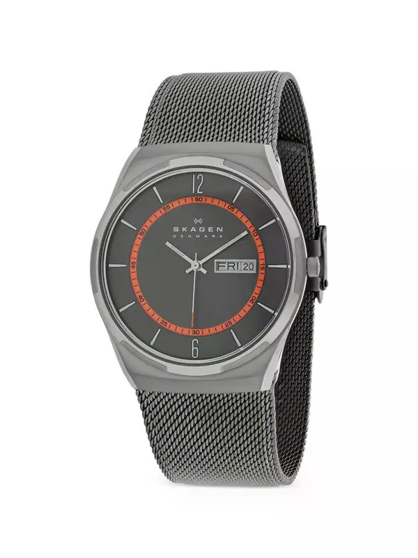 Skagen Melbye Mesh Strap Watch - Black