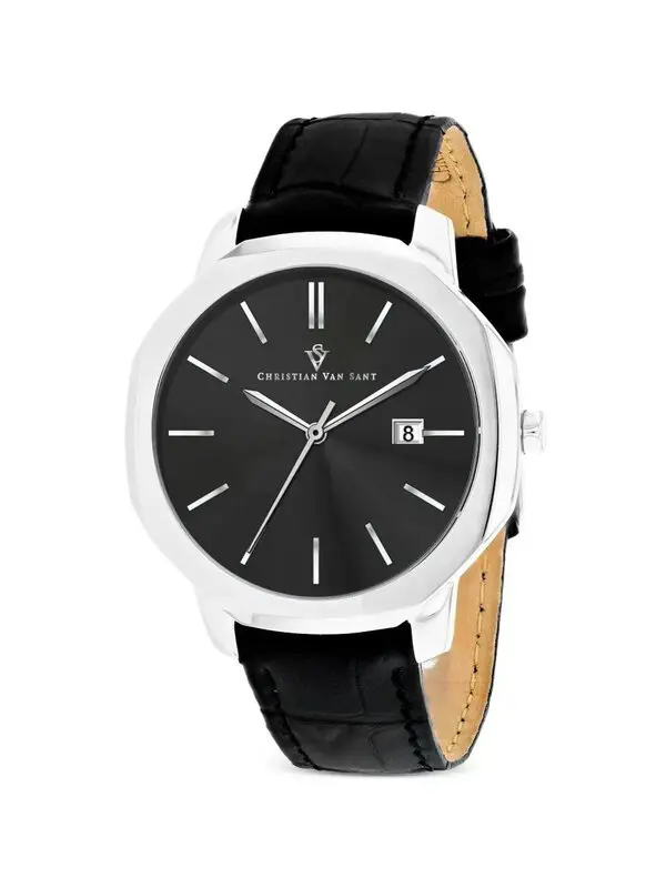 CHRISTIAN VAN SANT Octavius Slim 42mm Watch - Black