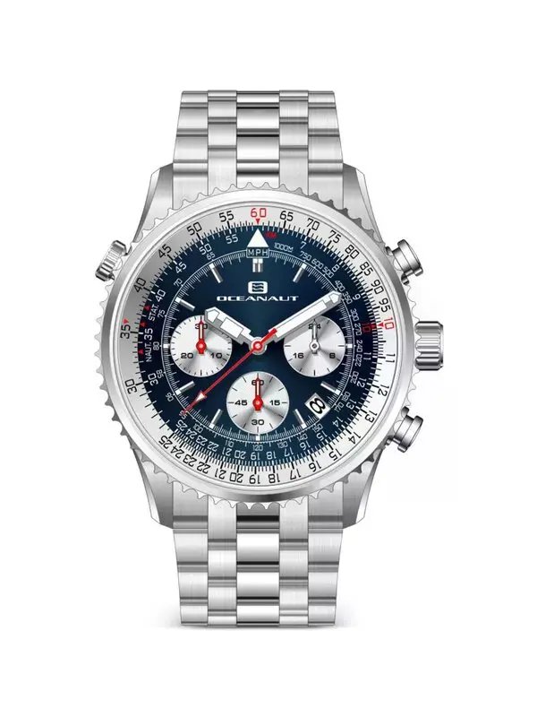 OCEANAUT Flight 46mm Watch - Blue