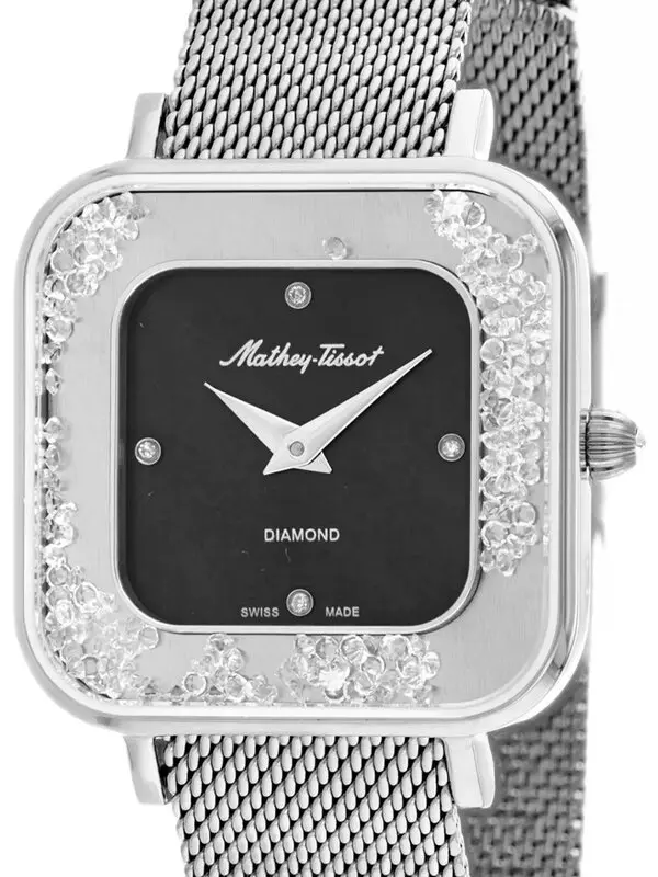 MATHEY TISSOT Gemina Watch With Crystal-embellished Bezel