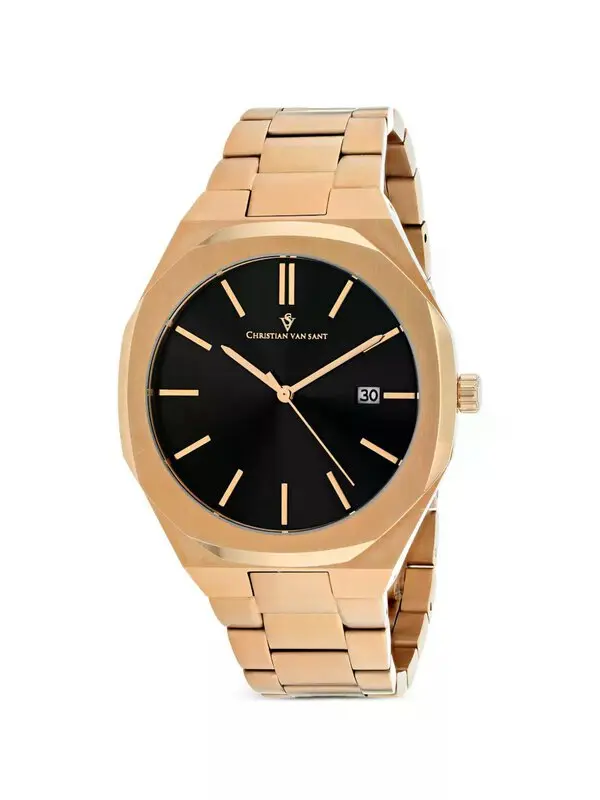 CHRISTIAN VAN SANT Octavius Slim 42mm Watch - Black