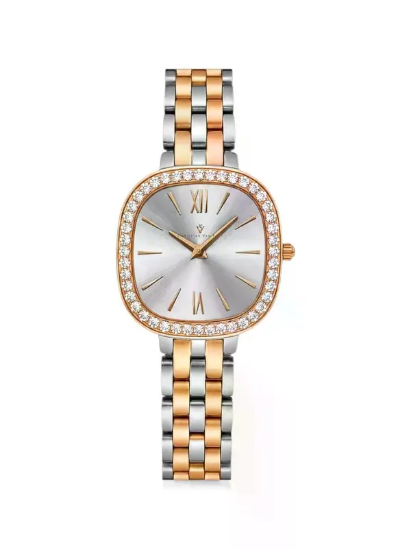 CHRISTIAN VAN SANT Rivoli Two-tone Link Watch - Silver