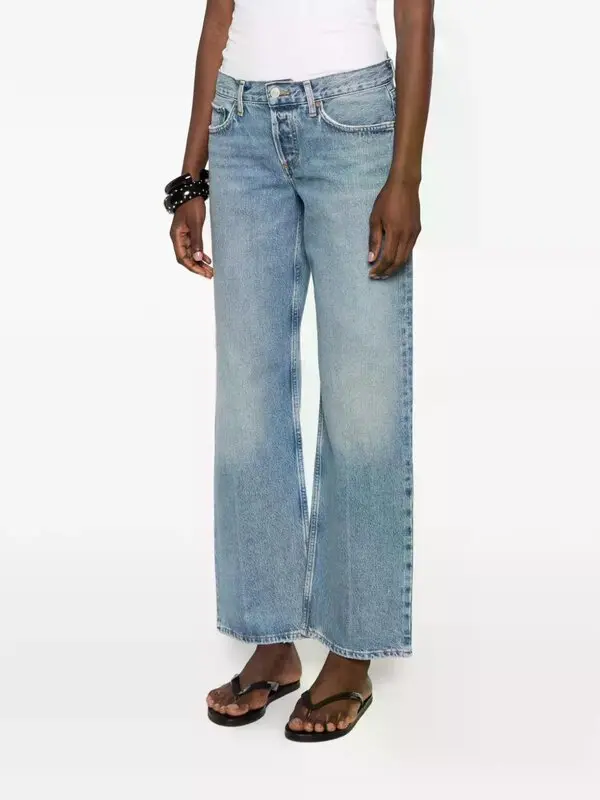 AGOLDE Faded Effect Straight-leg Jeans