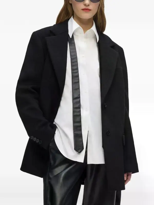 Karl Lagerfeld Single-breasted Felted Coat