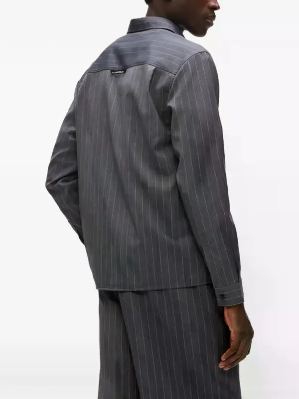 Karl Lagerfeld Pinstripe-pattern Shirt