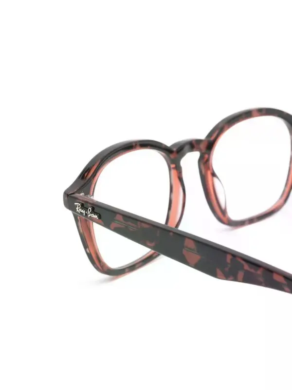 Ray-ban Tortoiseshell-effect Square-frame Eyeglasses