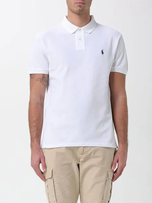 Polo Ralph Lauren Slim Fit Cotton Polo Shirt - White