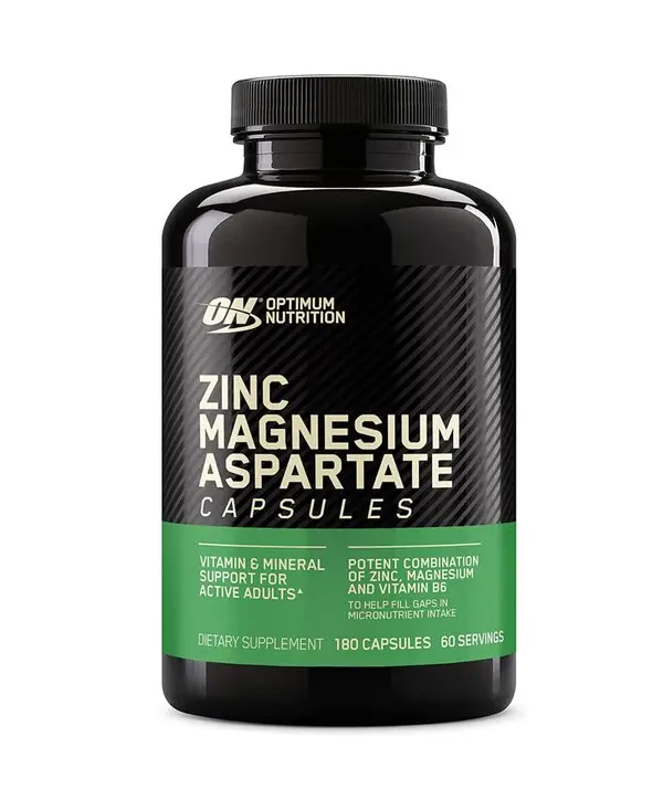 OPTIMUM NUTRITION Zinc Magnesium Aspartate Vitamin Capsules - Black