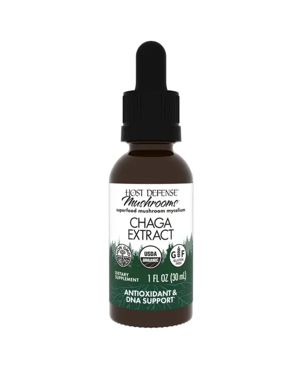 Host Defense Chaga Extract Immune System Support Supplement Chaga Mushroom For Antioxidant Activity Support