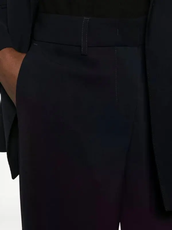 NINA 14.7 Pressed-crease Belt-loop Trousers