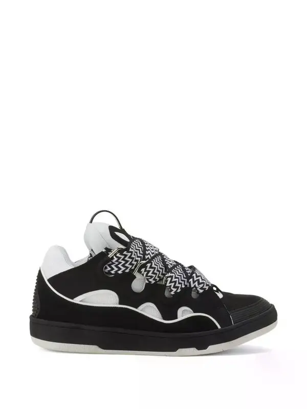 LANVIN Zigzag Lace-up Sneakers