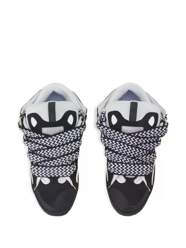 LANVIN Zigzag Lace-up Sneakers