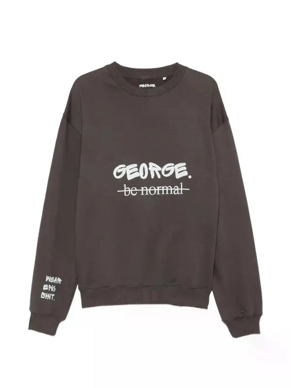GEORGE. Logo Print Sweatshirt