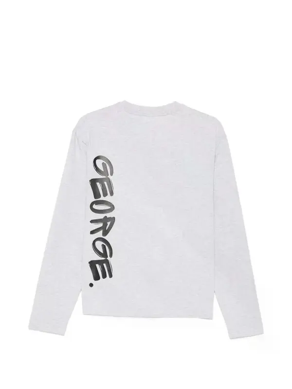 GEORGE. Logo Print Long Sleeve T-shirt