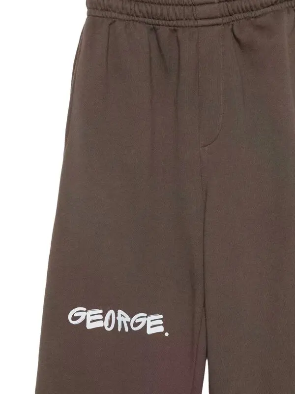 GEORGE. George Logo Print Track Pants