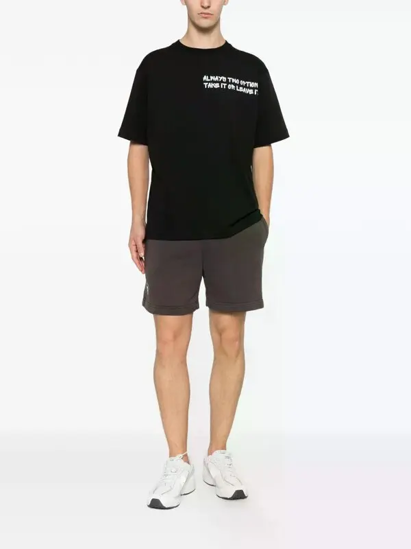 GEORGE. Logo Print Shorts
