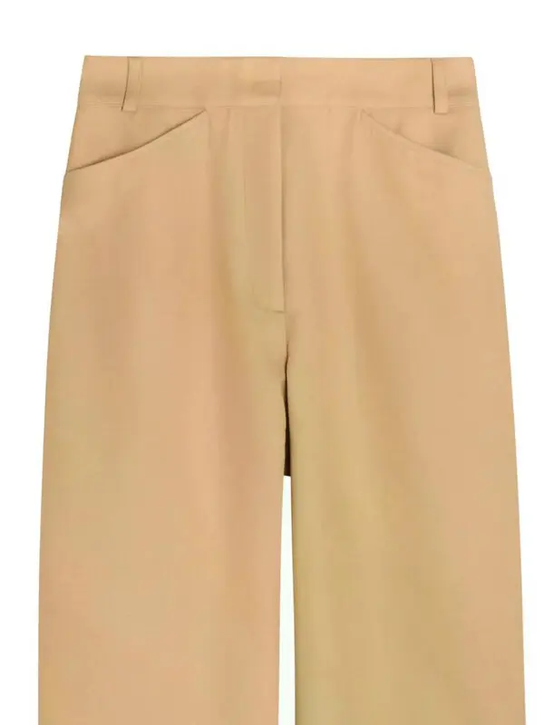 Another Tomorrow Tailored Wide-leg Trousers