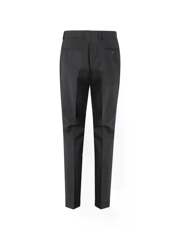 BERWICH Tailored Trousers With Turned-up Hem