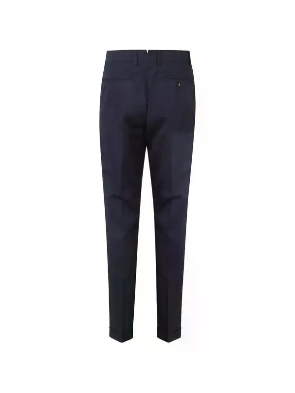 BERWICH Tailored Trousers With Pressed Creases And Turn-up Cuffs