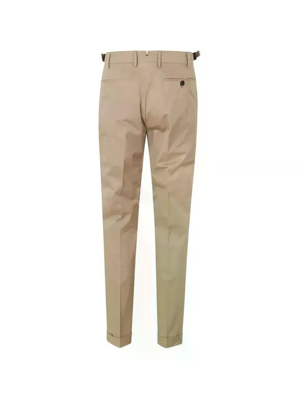 BERWICH Tailored Trousers With Turn-up Hems