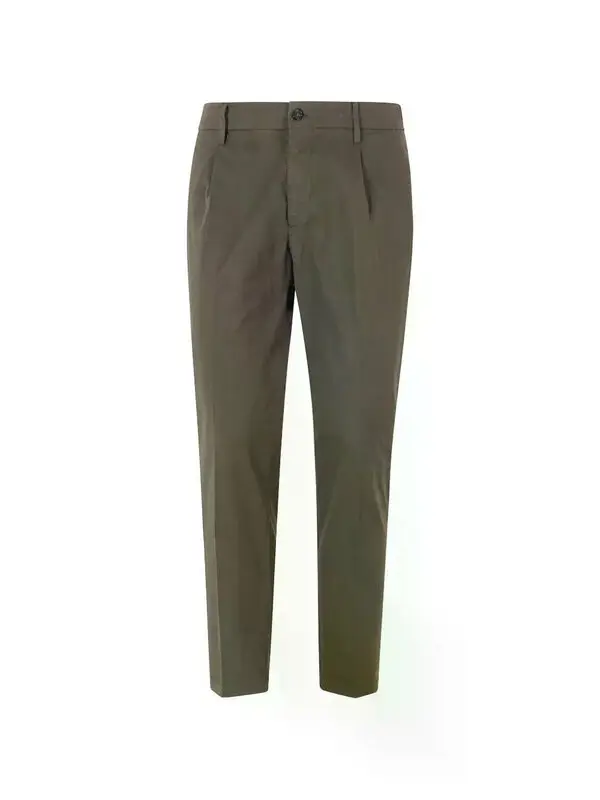 BE ABLE Pleated Tapered-leg Trousers
