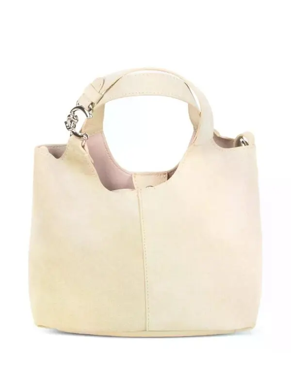 COCCINELLE Suede Finish Top Handle Bag - Neutrals