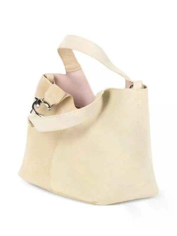 COCCINELLE Suede Finish Top Handle Bag