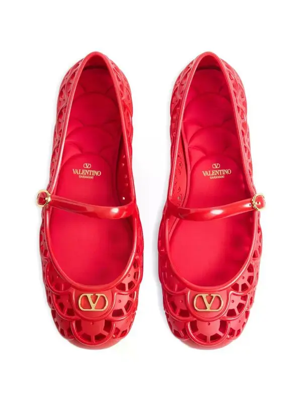 Valentino Garavani Cut-out Ballet Flats