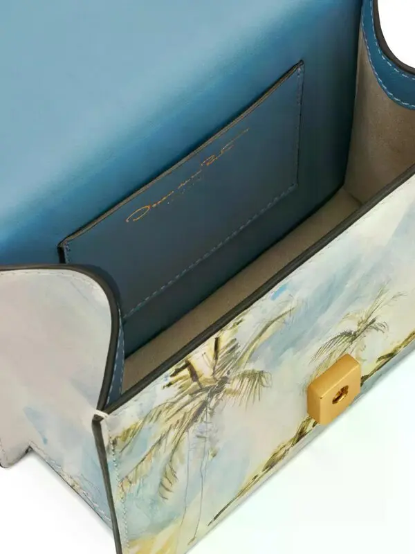 Oscar De La Renta Dominican Landscape Mini Tro Bag