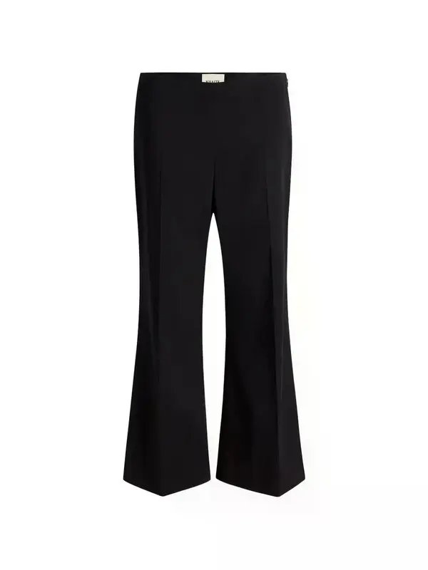 Khaite Walter Flared Trousers - Black