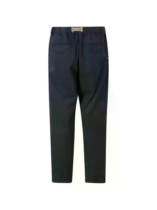 WHITE SAND Belted Pleated Trousers