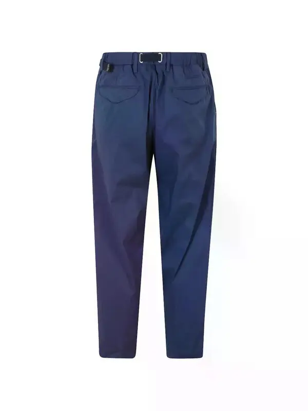 WHITE SAND Belted Pleated Trousers
