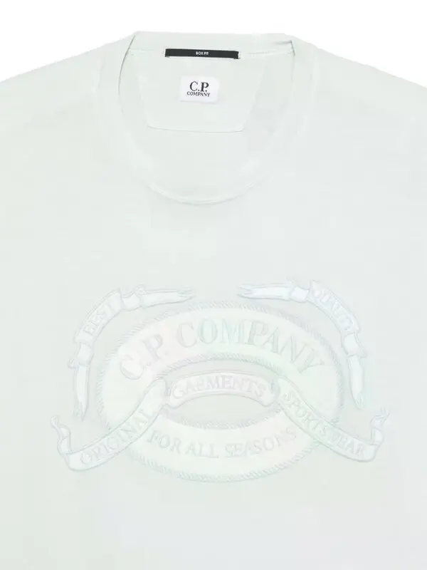 C.P. COMPANY Logo-embroidered T-shirt