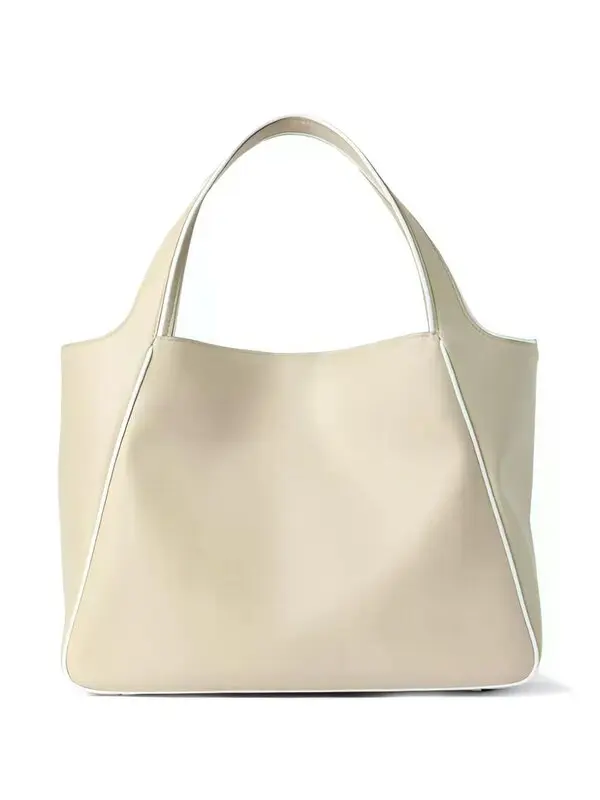 Stella McCartney Contrast Piping Tote Bag - Neutrals