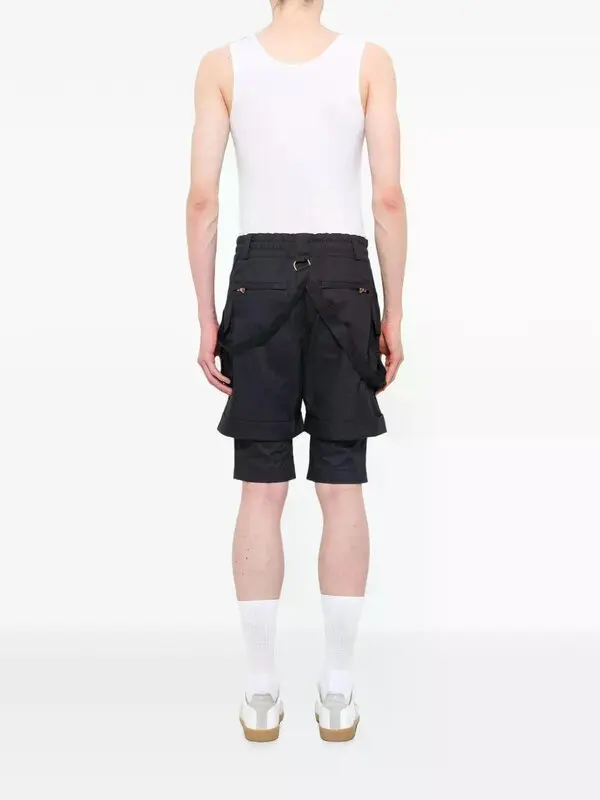 Balmain Layered Cargo Shorts